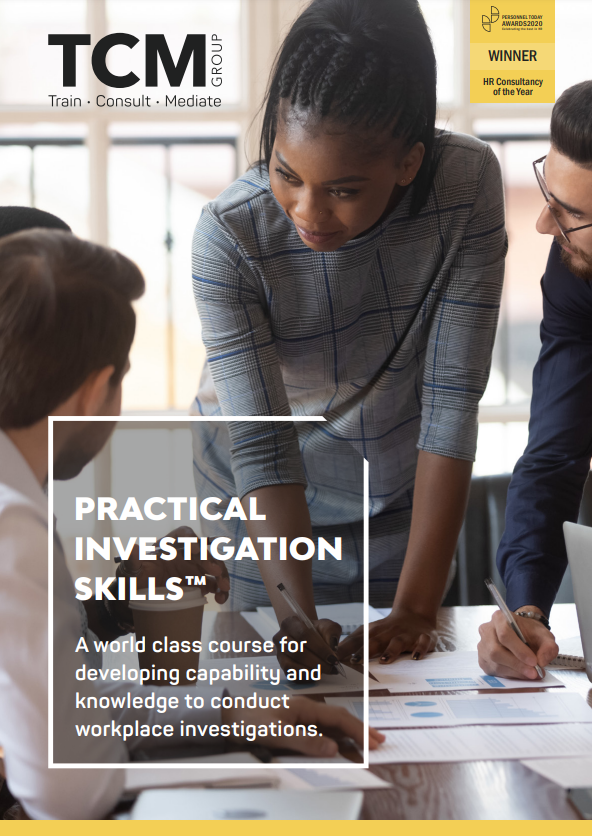 Investigation skills training | Resolution Framework